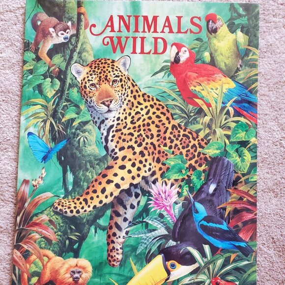 Greenville Publishing | Toys | Very Rare Animals Wild Big Board Book ...